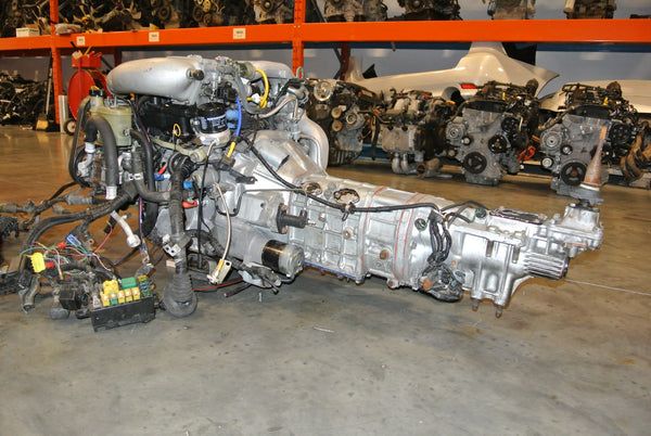 JDM Mazda 13B Engine FD3S Twin Turbo RX7 13BT 13B-REW Engine with 5 Sp ...