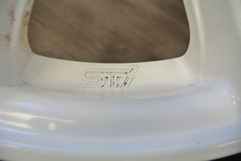 JDM Subaru Impreza WRX STi Spec C RA-R OEM Wheels Rims 18x8.5 +53 Enke ...