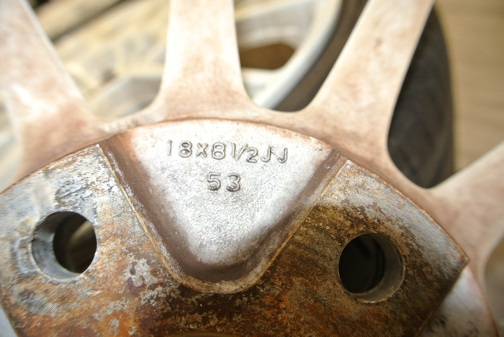 JDM Subaru Impreza WRX STi Spec C RA-R OEM Wheels Rims 18x8.5 +53 Enke ...