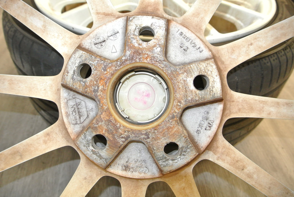 JDM Subaru Impreza WRX STi Spec C RA-R OEM Wheels Rims 18x8.5 +53 Enke ...