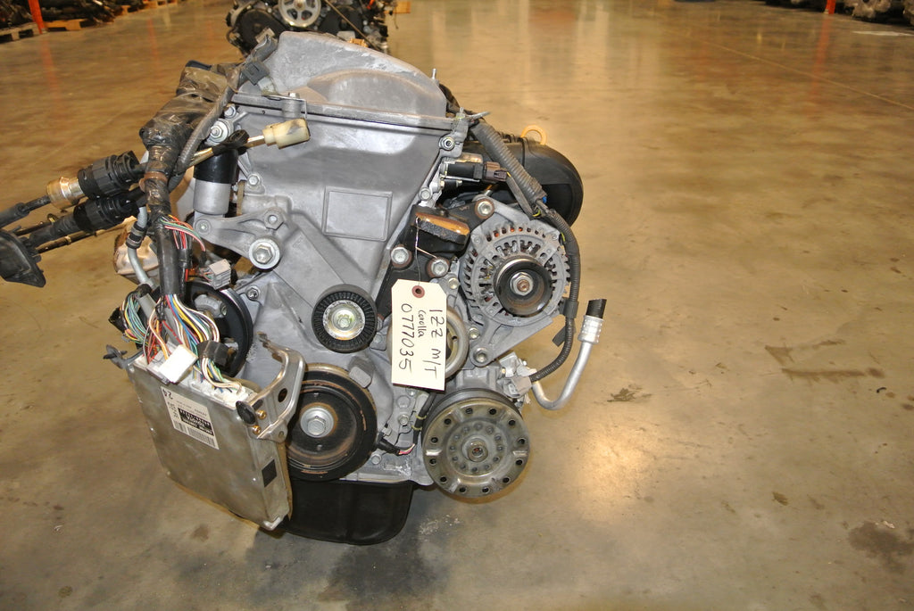 JDM Toyota 1ZZ Engine and 5 Speed Transmission 2000-2005 Corolla Matri ...