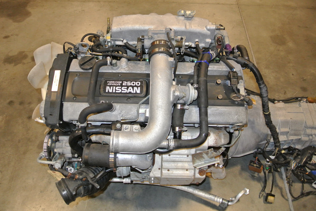 JDM Nissan RB25 Engine and 5 Speed Transmission RB25DET Turbo R33 Skyl ...