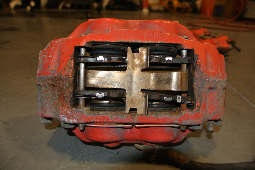 JDM Subaru 4 Piston Front Brake Calipers Impreza WRX Legacy Forester O ...