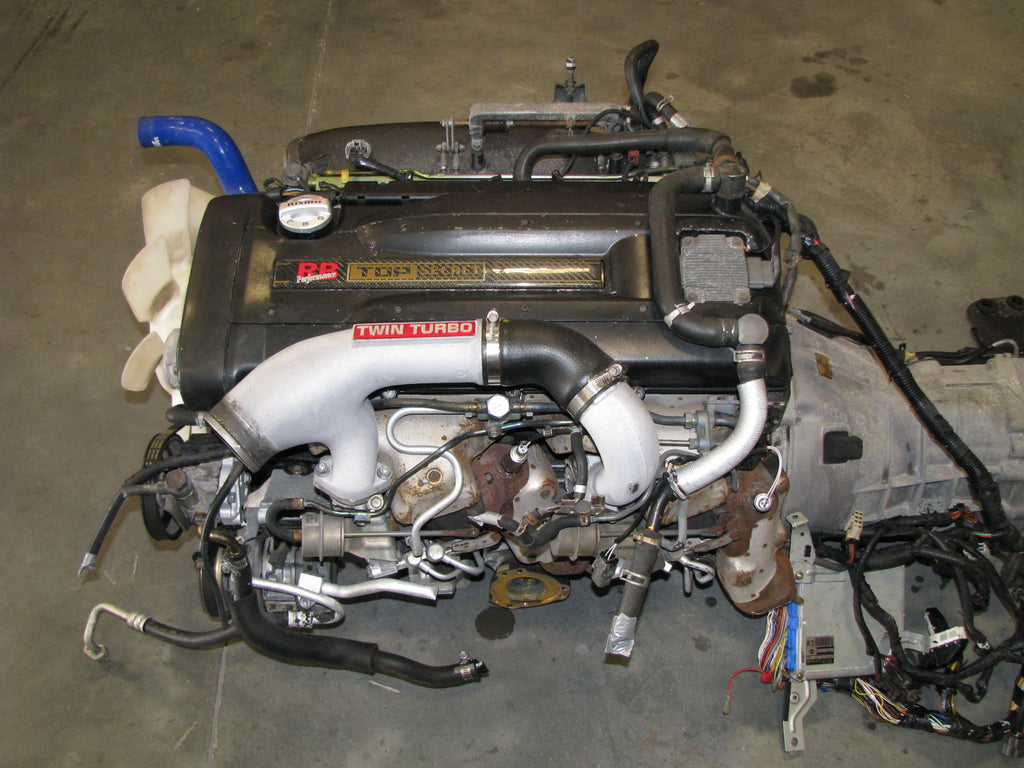 JDM Nissan RB26 Engine R33 Skyline GTR RB26DETT Twin Turbo ECR33 ...