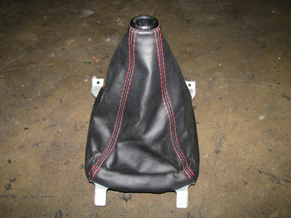 JDM HONDA CIVIC TYPE-R EK SHIFT BOOT BLACK WITH RED STITCHING – JDMSource