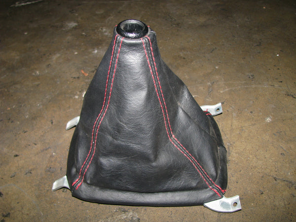 JDM HONDA CIVIC TYPE-R EK SHIFT BOOT BLACK WITH RED STITCHING – JDMSource