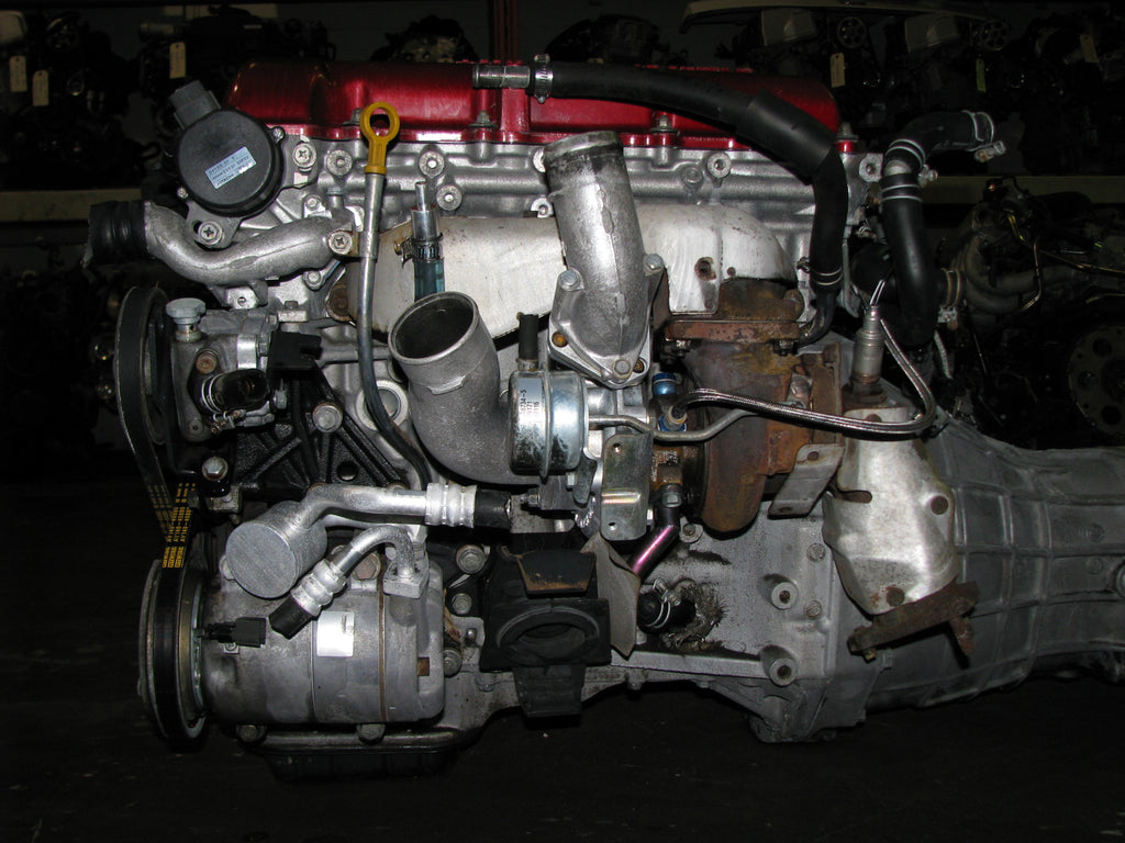 JDM Nissan SR20DET S13 Red Top Engine and Transmission SR20 T28 Turbo ...