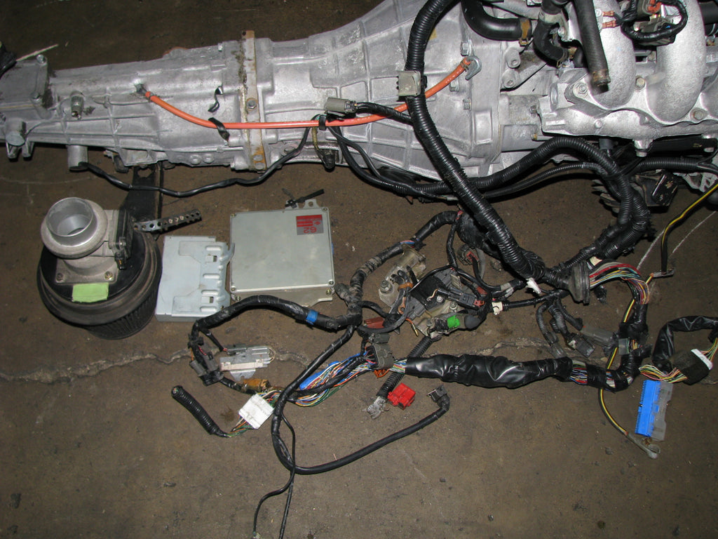 JDM Nissan SR20DET S13 Red Top Engine and Transmission SR20 T28 Turbo ...